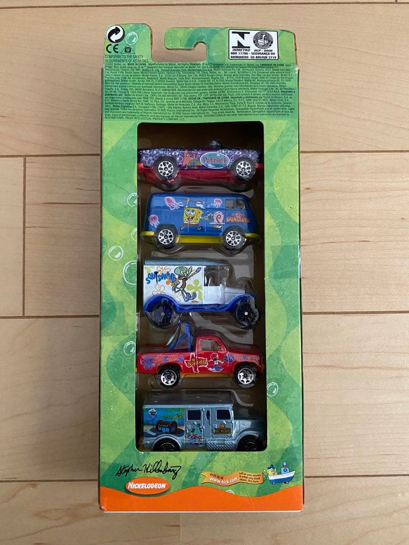 激レア！　2002年製MATCHBOX スポンジボブ　ミニカーセット