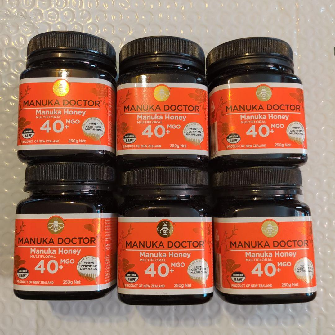 マヌカハニー MANUKA DOCTOR MGO40+ 250g ６個