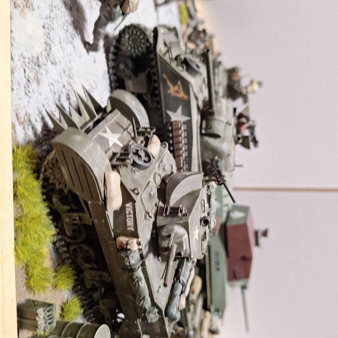 ジオラマ完成品　タミヤ1/35プラモデル