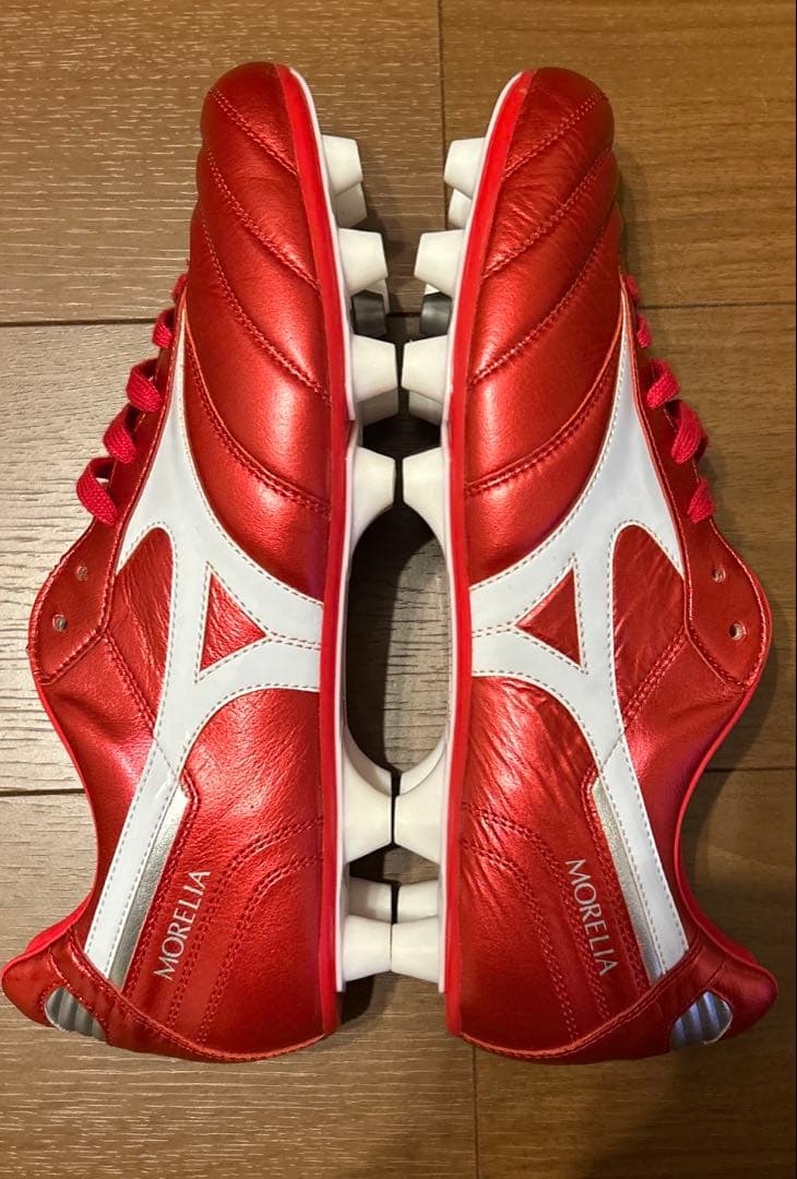【新品未使用】MIZUNO MORELIA Ⅱ JAPAN パッションレッド①