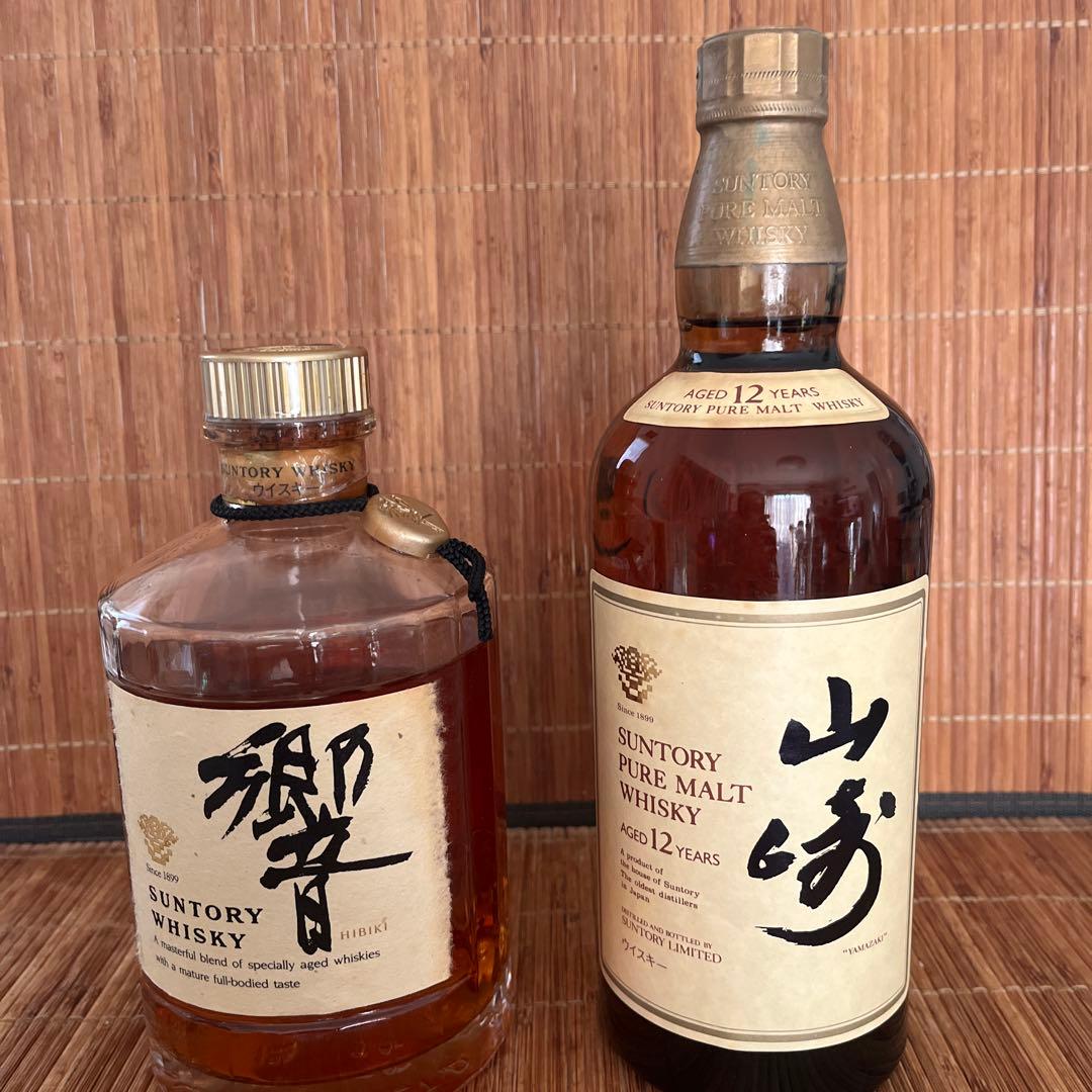 Suntory Whisky 2本セット（響＆山崎）ギフトセット化粧箱入
