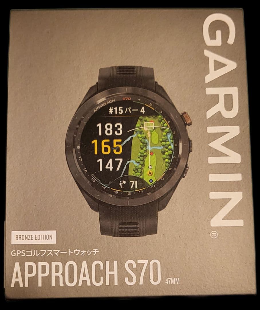 GARMIN Approach S70 47mm GPSゴルフスマートウォッチ