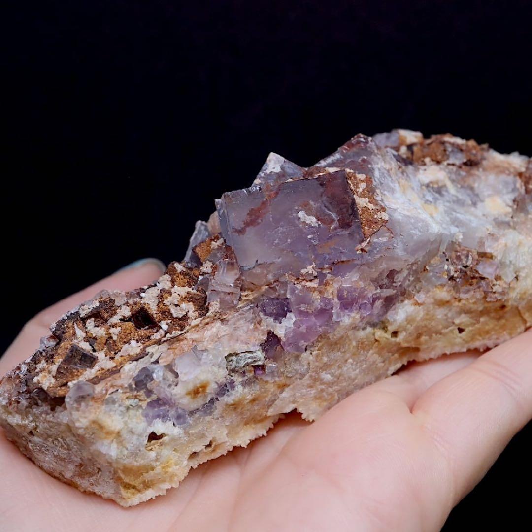 蛍石 ニューメキシコ フローライト 原石 280.7g FL390　鉱物　天然石