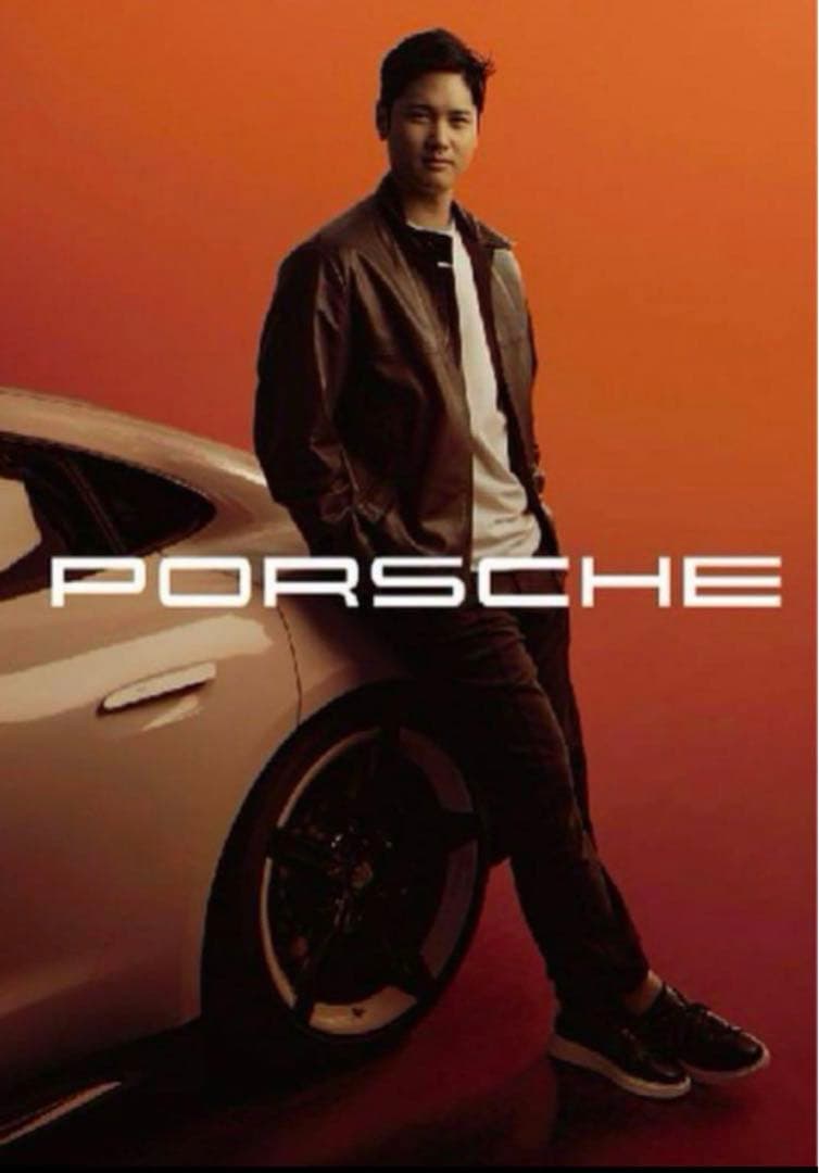 ★新品★ 非売品　大谷翔平　PORSCHE ポスター　ポルシェ
