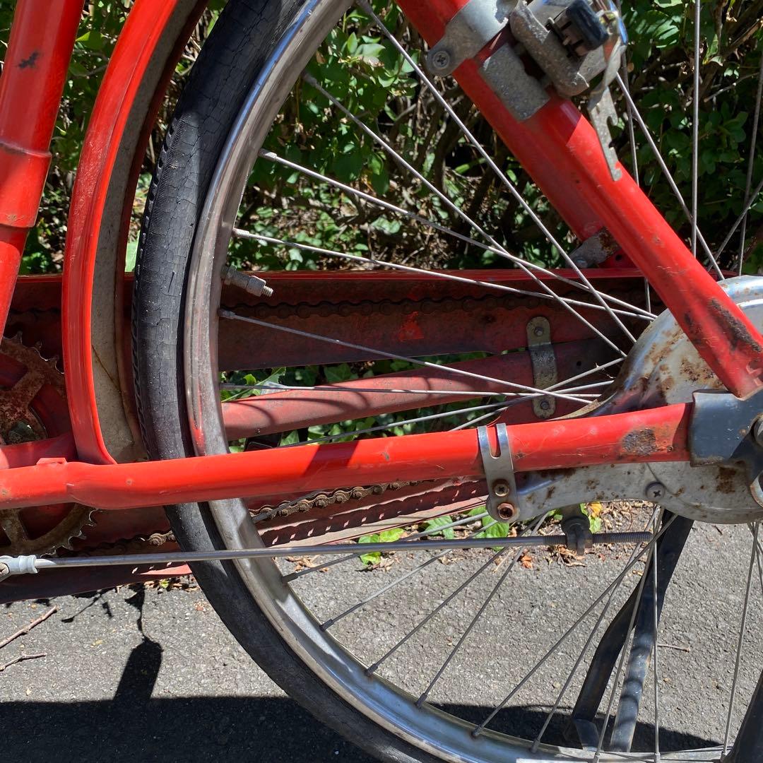 昔の郵便屋さんが使ってた配達自転車　送料込