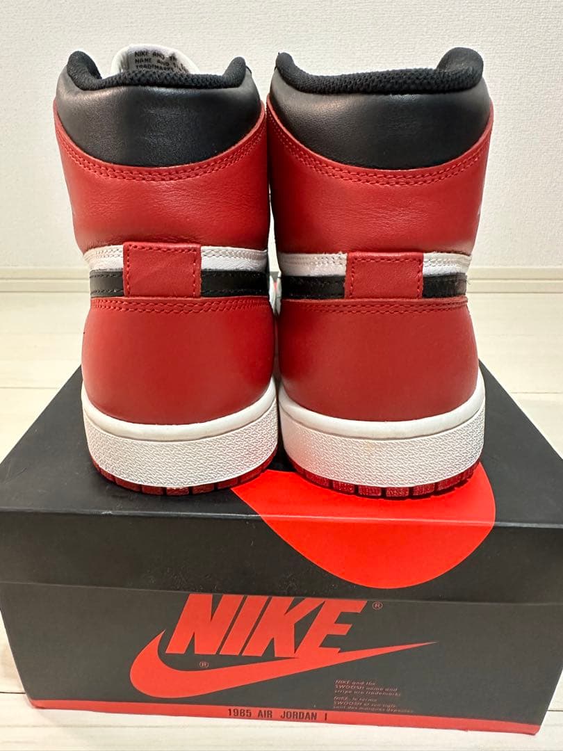 【稀少】Nike Air Jordan1RetroHigh Black Toe