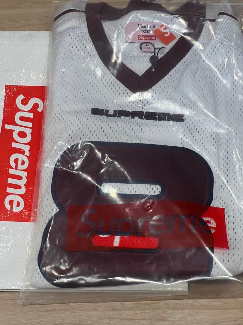 Supreme Martin Rose Football Jersey 白Ｍ