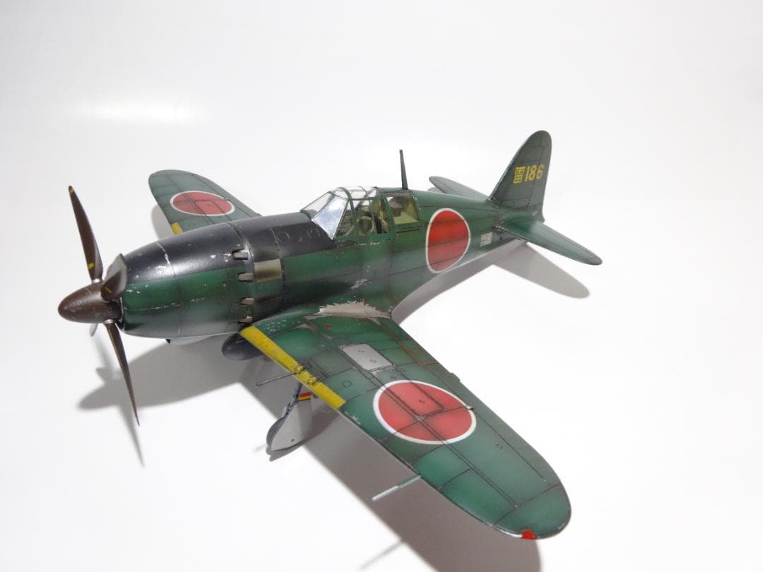 ハセガワ1/48局地戦闘機「雷電」完成品