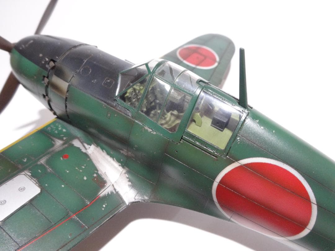 ハセガワ1/48局地戦闘機「雷電」完成品