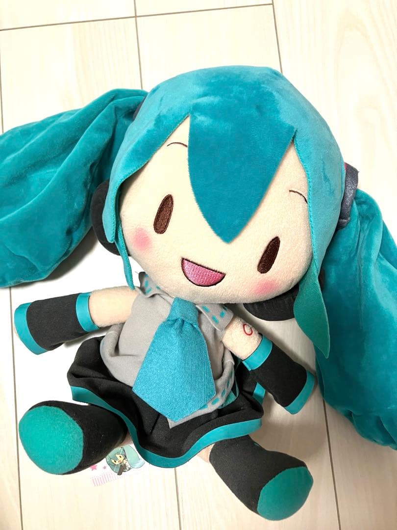 ラスト　初音ミク メガジャンボ　ふわふわ　ぬいぐるみ 非売品　レア　新品