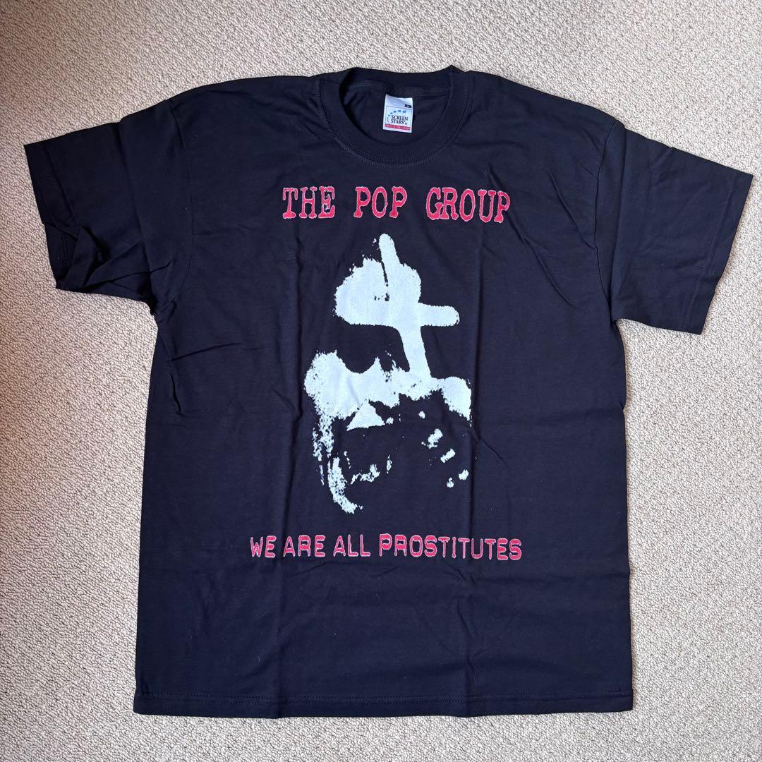 THE POP GROUP Tシャツ Mサイズ ブラック