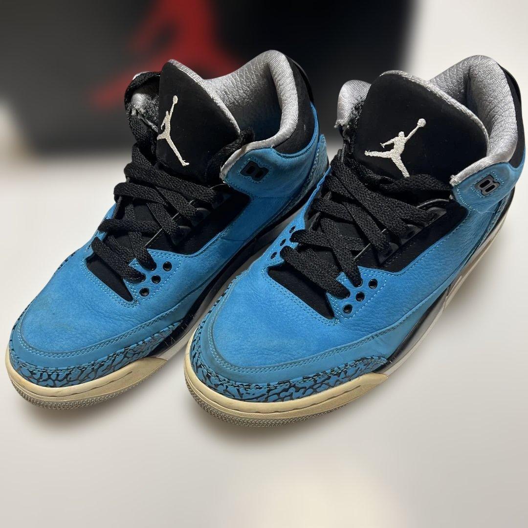シューズ(男性用) AIR JORDAN 3 RETRO HIGH POWDER BLUE
