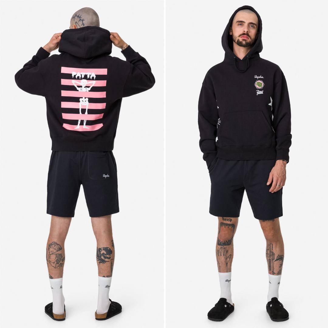 新品 Rapha + Patta 限定版 コットンフーディー ブラック Lサイズ