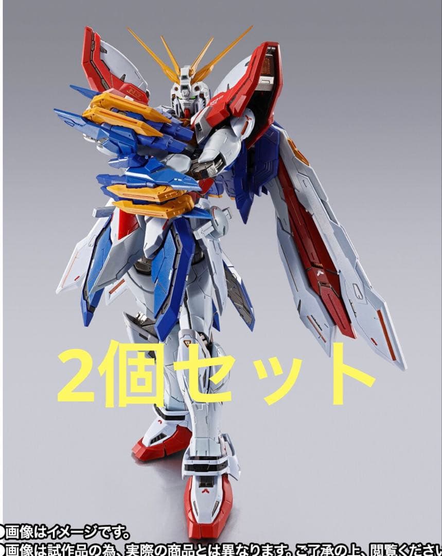 L BUILD ゴッドガンダム＆ゴッドガンダム弐メタルビルド　2個セット