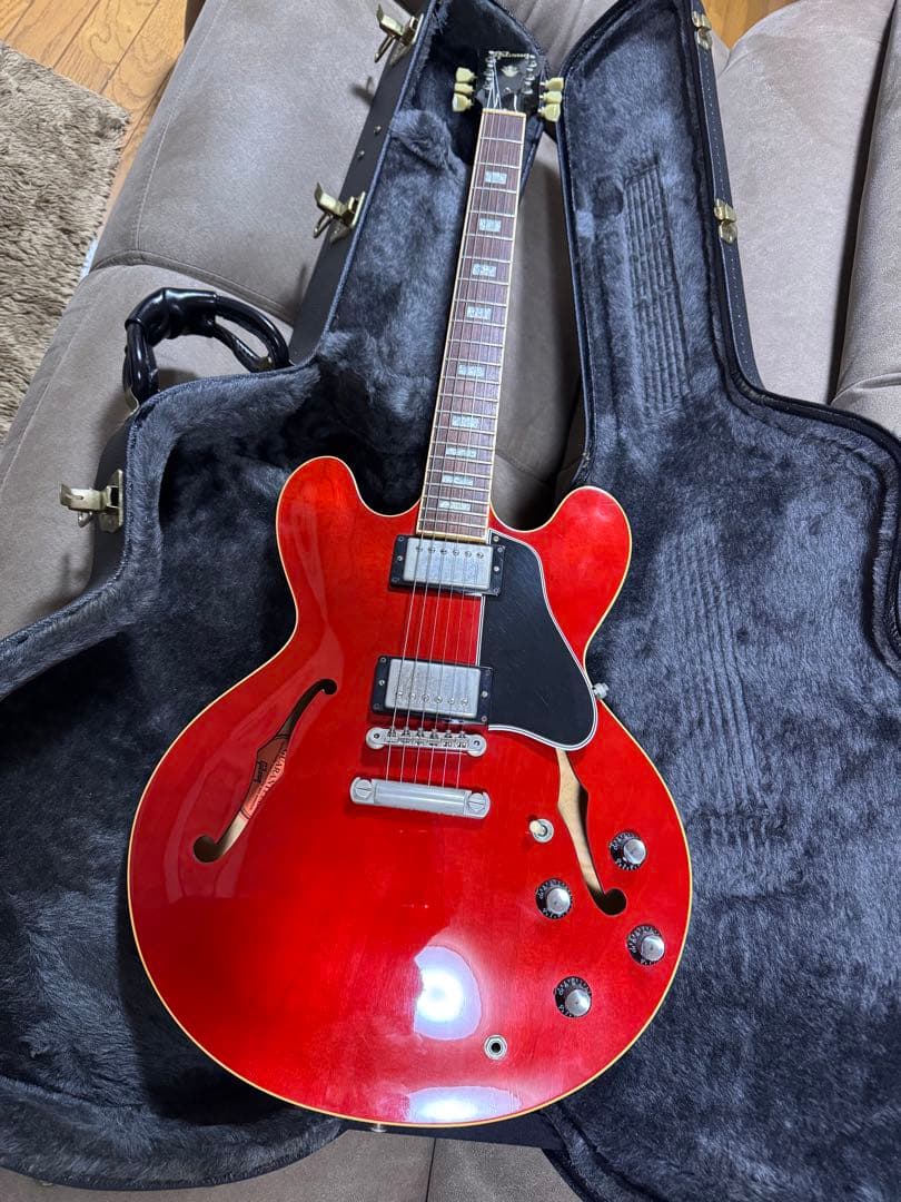 Gibson ES-335 Y RD ブロックインレイ　Memphis 工場製