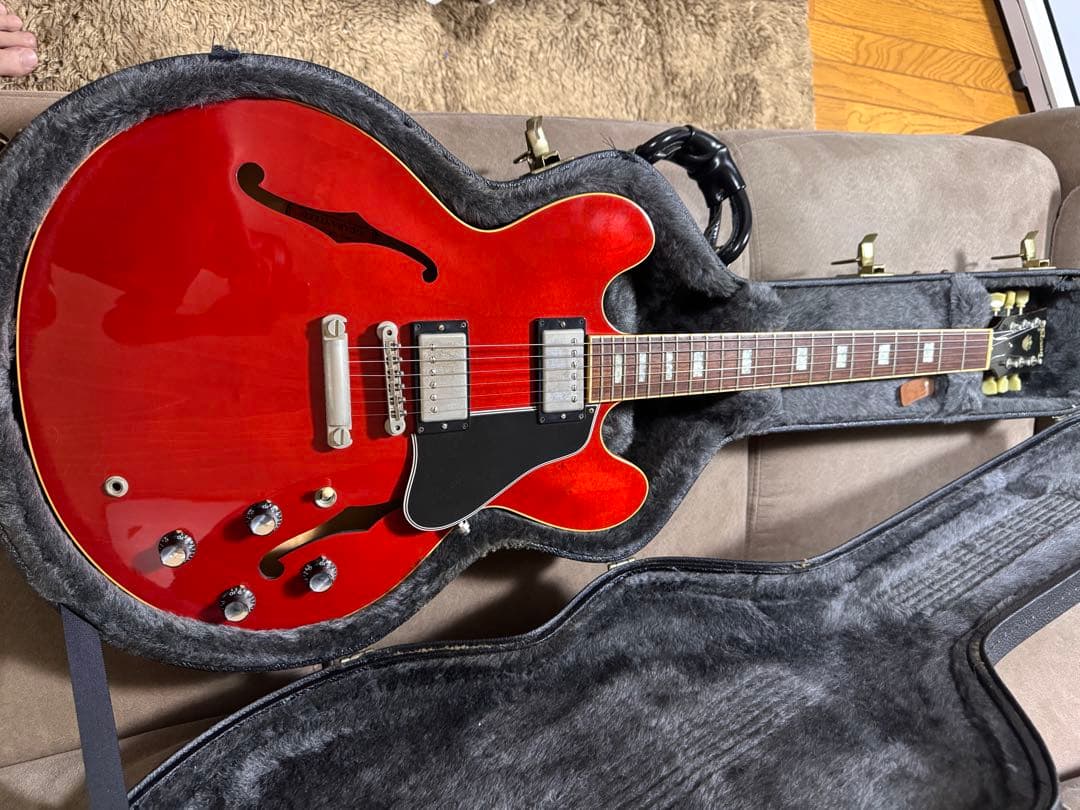 Gibson ES-335 Y RD ブロックインレイ　Memphis 工場製