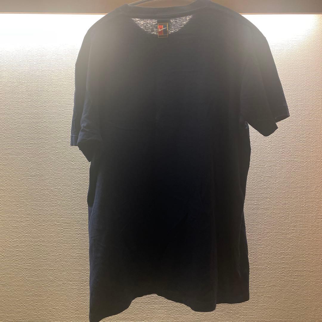 NIKE ナイキ　テニスTシャツ　白タグ90s００s日本製入手困難　XLサイズ