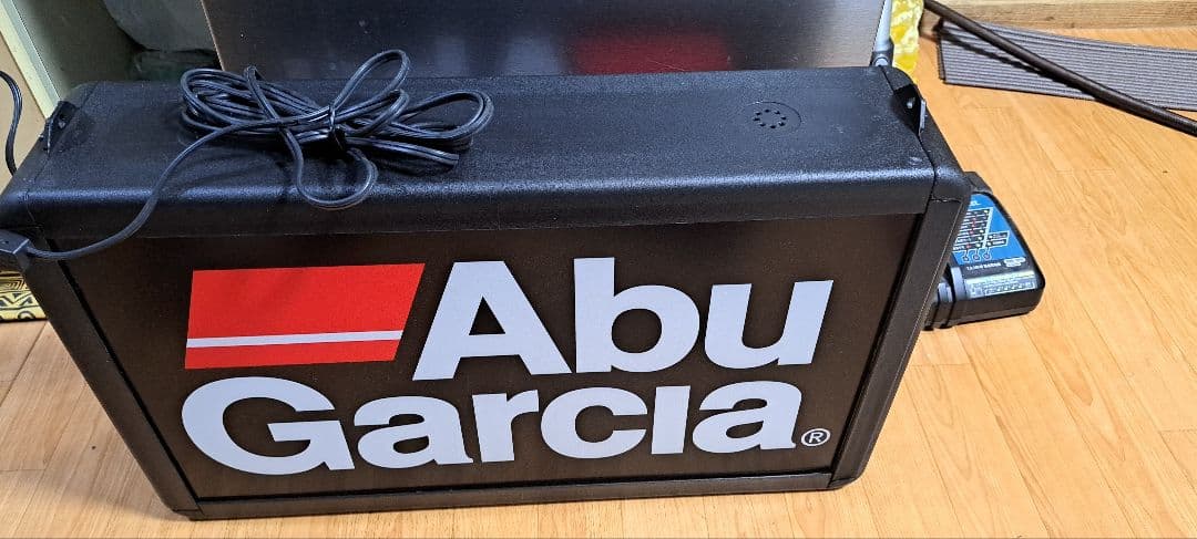 Abu Garcia 電飾看板 壁掛け ピュアフィッシング レア 非売品