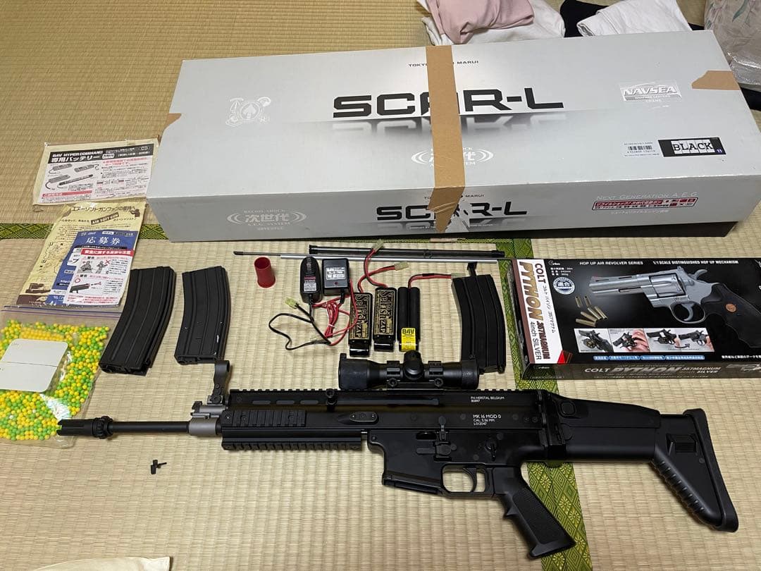 ビ*ー様 次世代　東京マルイ SCAR-L Mk.16 Mod.0、セット…