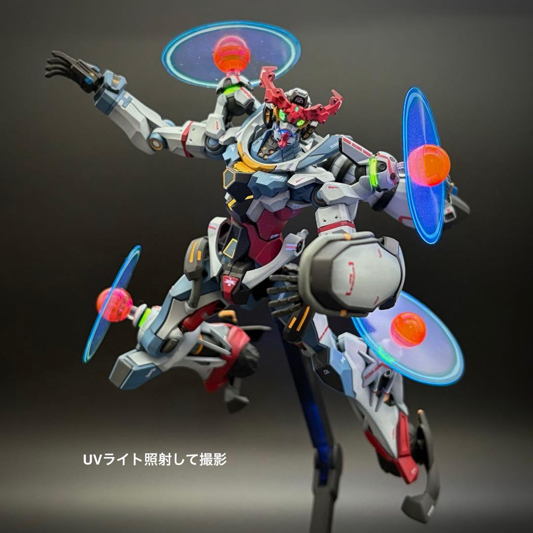 HG GQuuuuuuX(エンディミオン・ユニット覚醒時)塗装済み完成品