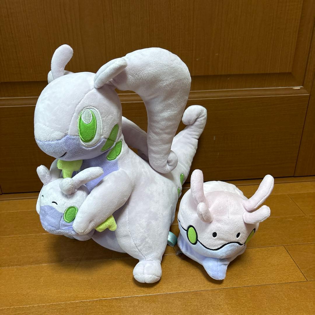 ポケモン　だっこぬいぐるみ　ヌメラ&ヌメルゴン・ミニヌメラ セット