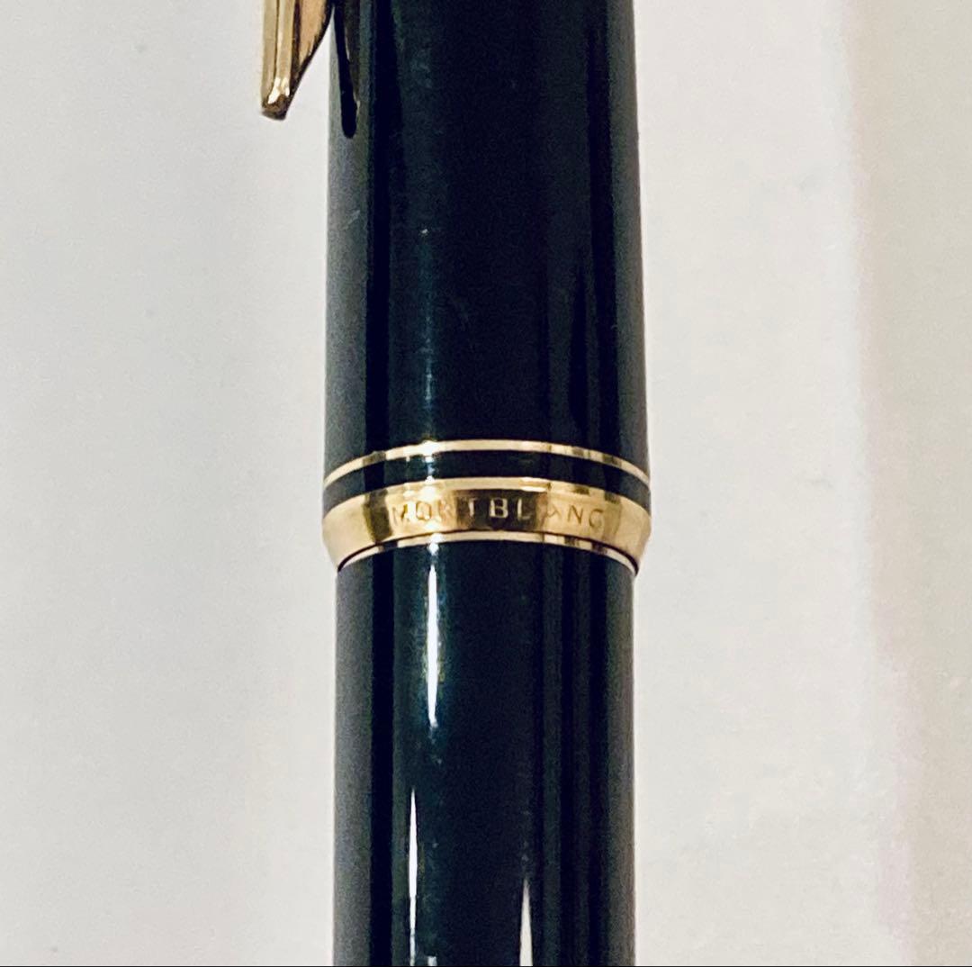 ペン先14金◆モンブラン高級万年筆14K MONTBLANC 1970sブラック
