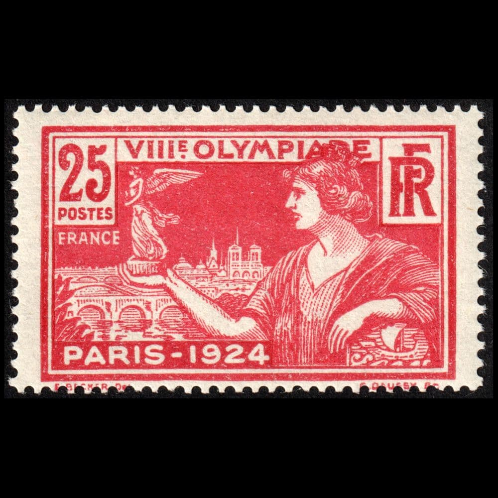 パリ五輪の切手（フランス 1924年）