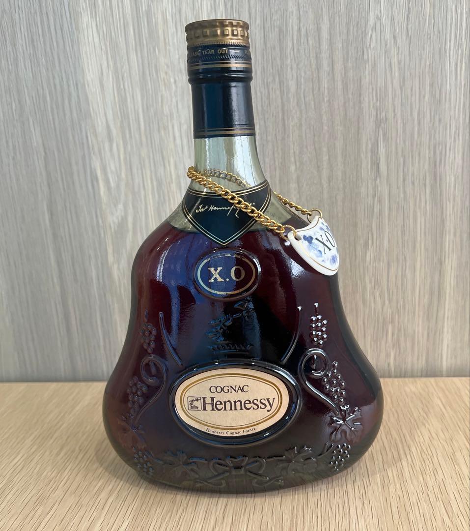 Hennessy X.O. コニャック 金キャップ グリーンボトル 700ml