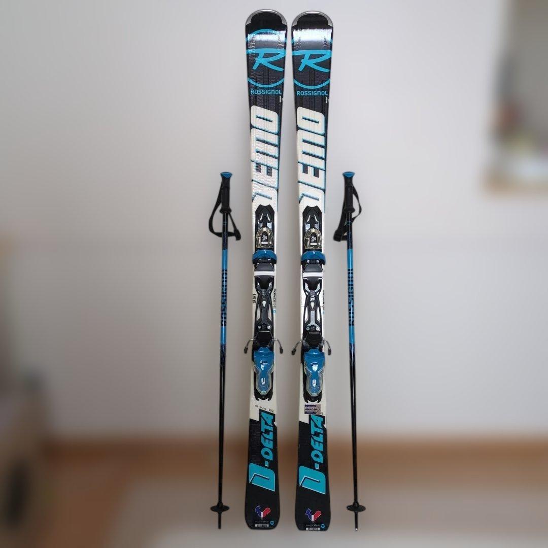 ROSSIGNOL Power Turn スキー 156cm ポール付き