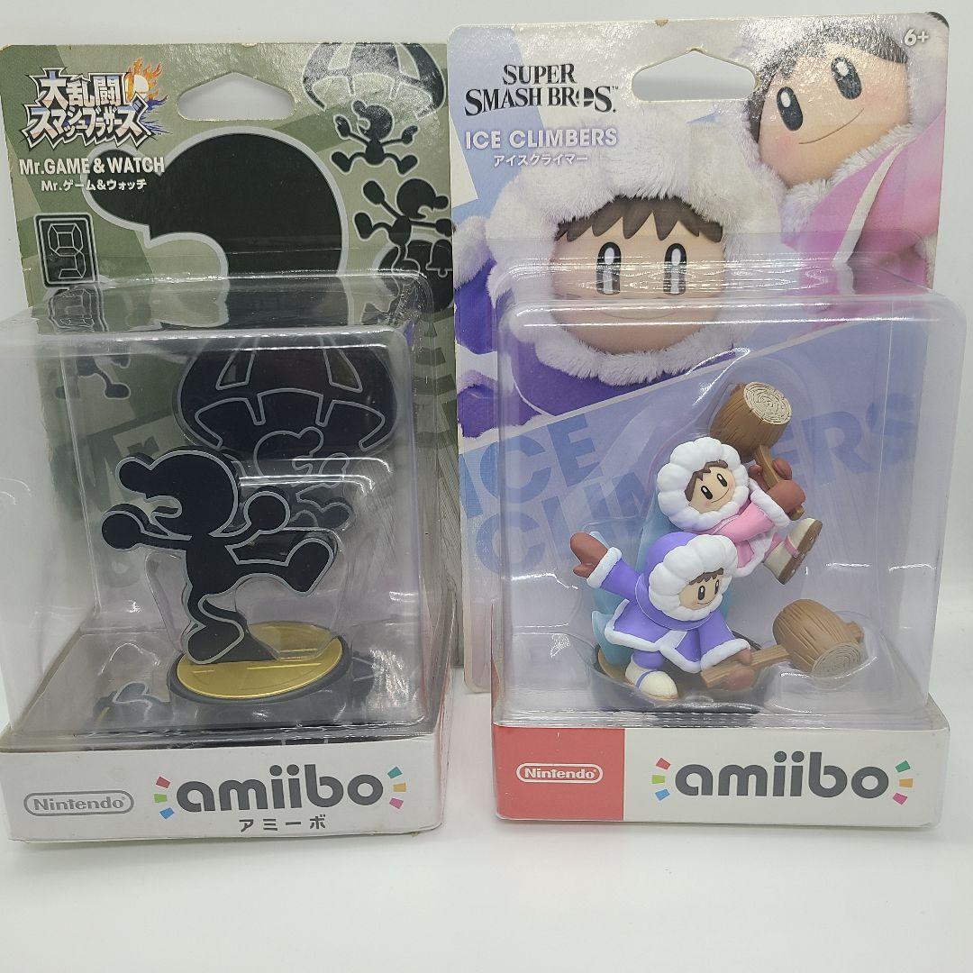 amiibo Mr.ゲーム&ウォッチ+アイスクライマー 2点セット【未使用品】