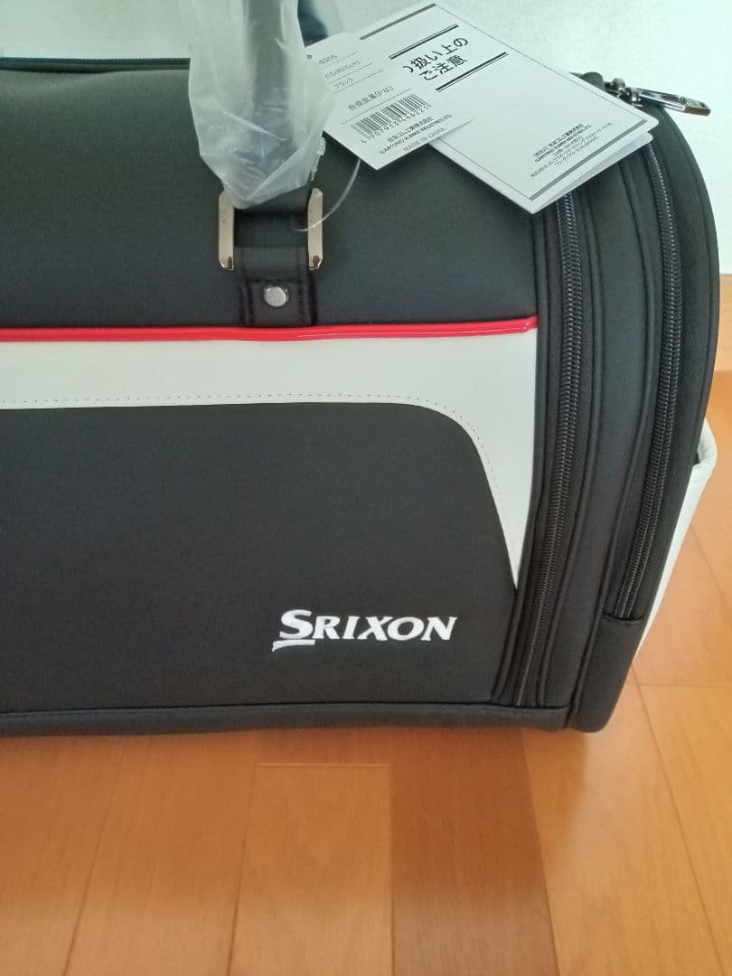 値下げ【新品未使用】Srixon ダッフルバッグ ブラック/ホワイト/レッド