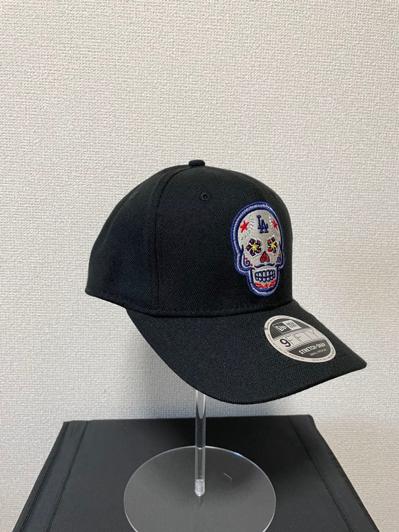 ニューエラ シュガースカル 9FIFTY LA キャップ ドジャース 黒　大谷