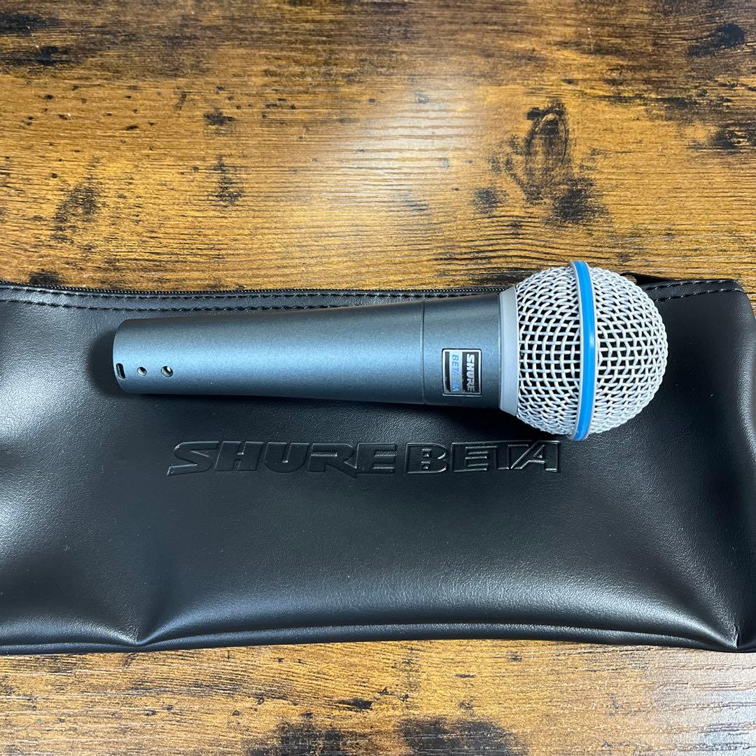 SHURE BETA 58A ダイナミックマイク 専用ケース付き