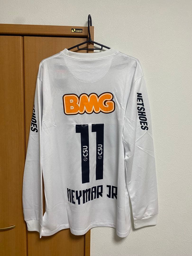 新品11-12 Santos FC Neymar JR 11 長袖　ネイマール