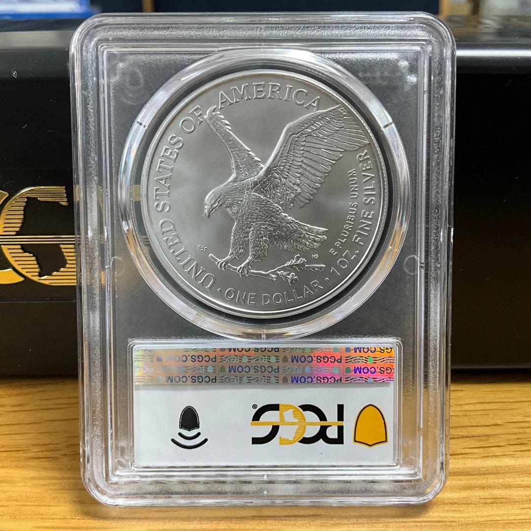 【新品】Silver Eagle イーグル銀貨2024 PCGS MS70