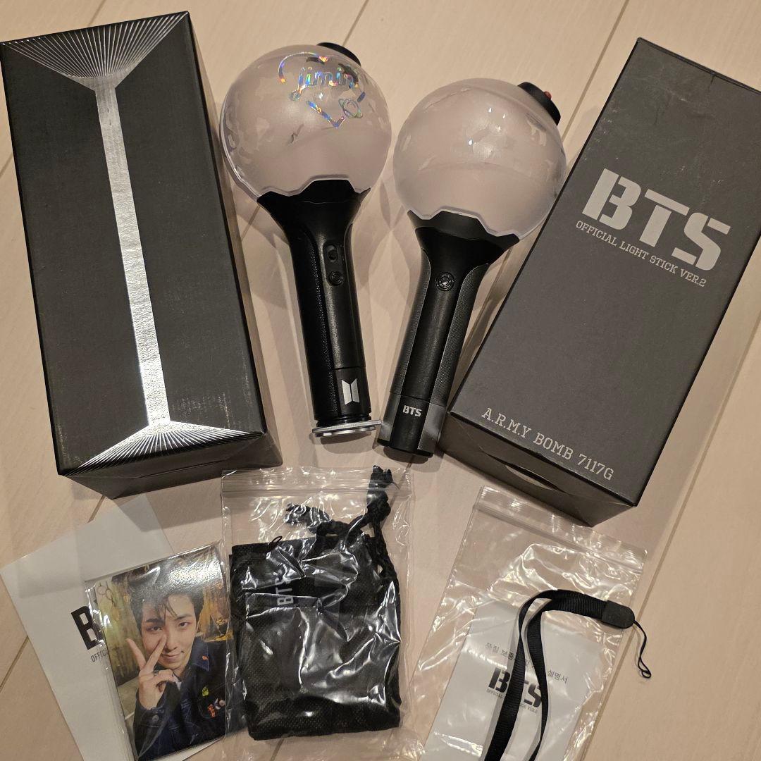 BTS OFFICIAL LIGHTSTICK VER.2 VER.3 アミボム