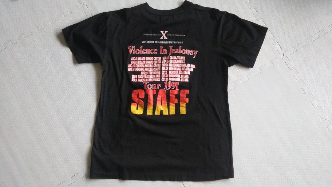 X JAPAN 1991年ライブツアー スタッフTシャツ