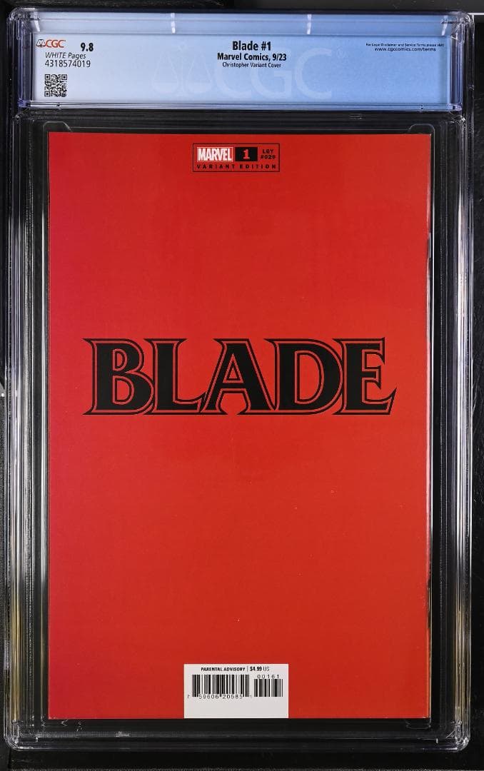 アメコミリーフ Blade #1 Christopher CGC 9.8