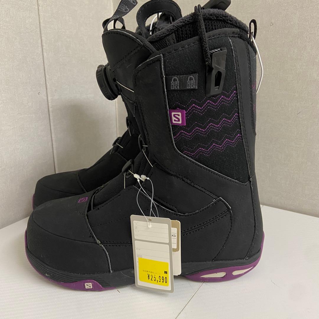 未使用⭐️salomon サロモン　スノボードブーツ　24cm5216