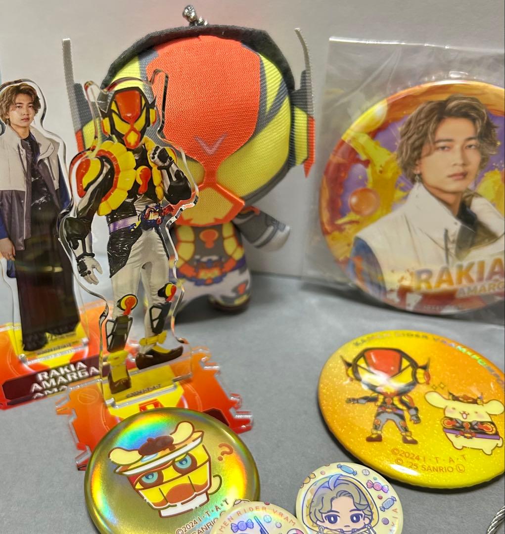 仮面ライダーヴラム 缶バッジ マスコット アクリルスタンド ラキア まとめ売り