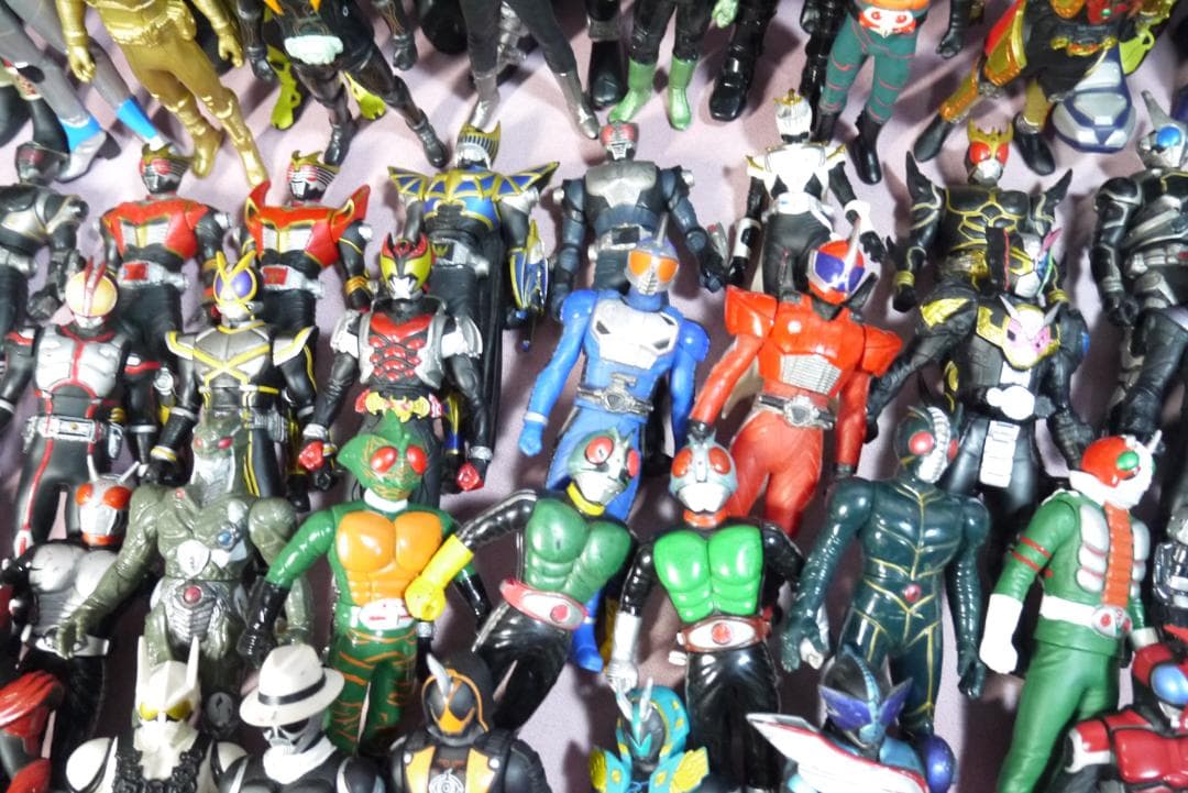 ライダーヒーローシリーズ　ビッグサイズソフビフィギュア　111体セット