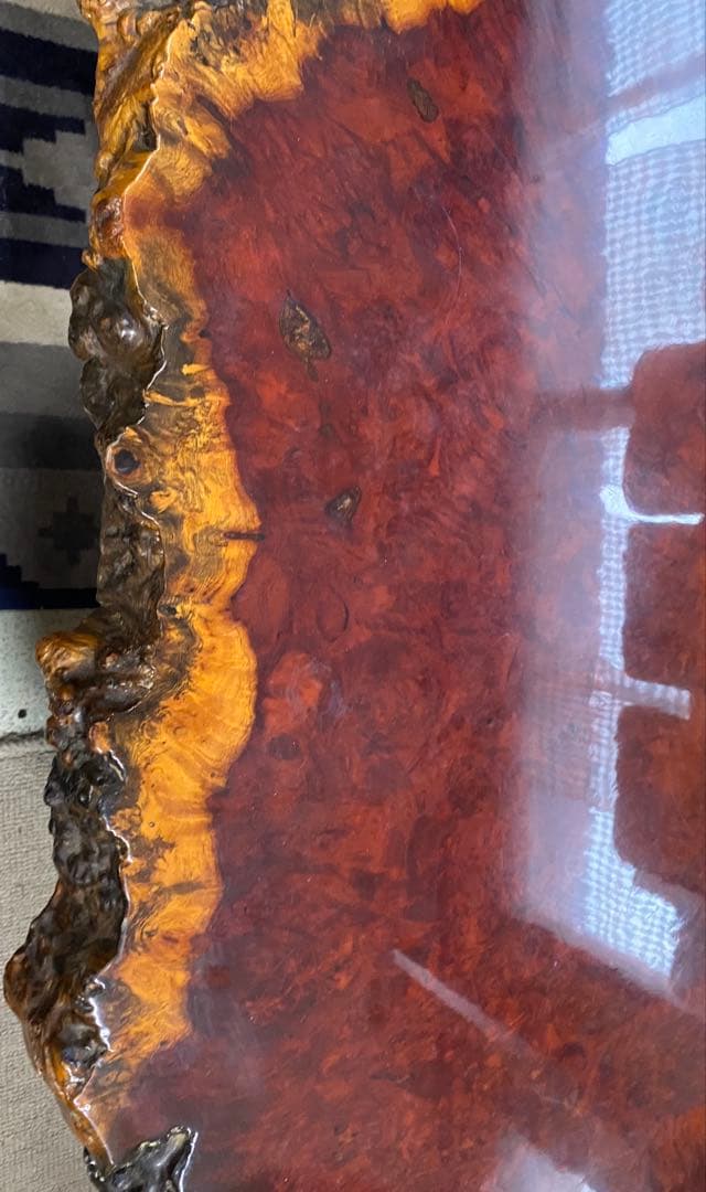 T*様 【希少】　一枚板 天然木　本花梨　座卓　 ローテーブル アンティーク 瘤