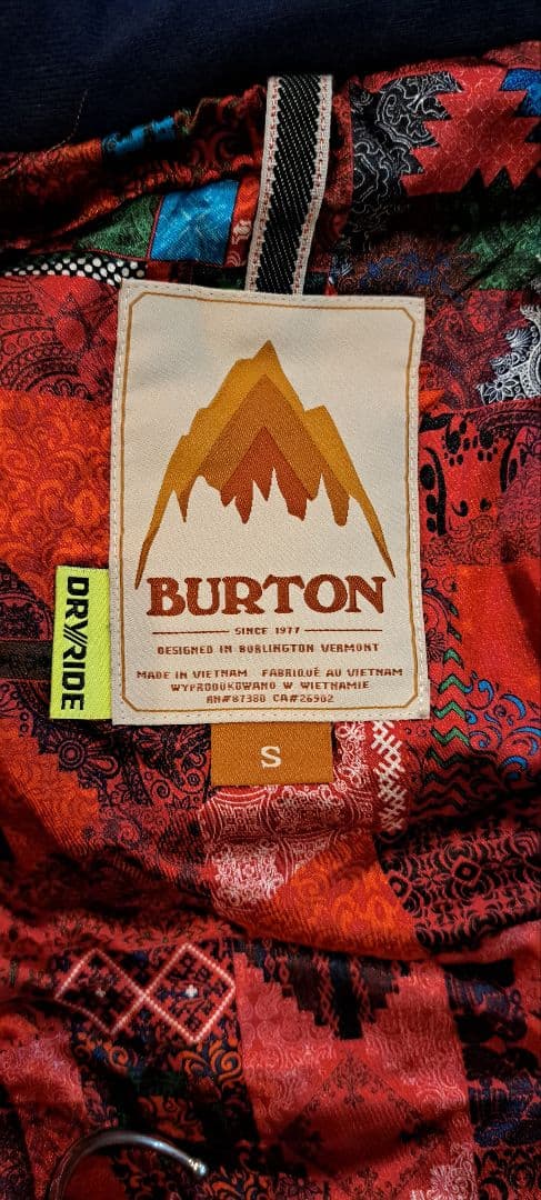 BURTON　スノーボードウェア上下セット★一度使用のみ★