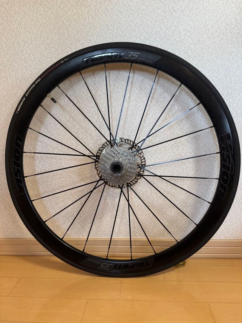【美品】Vision T35前後ホイールDisc対応+ Vittoria タイア