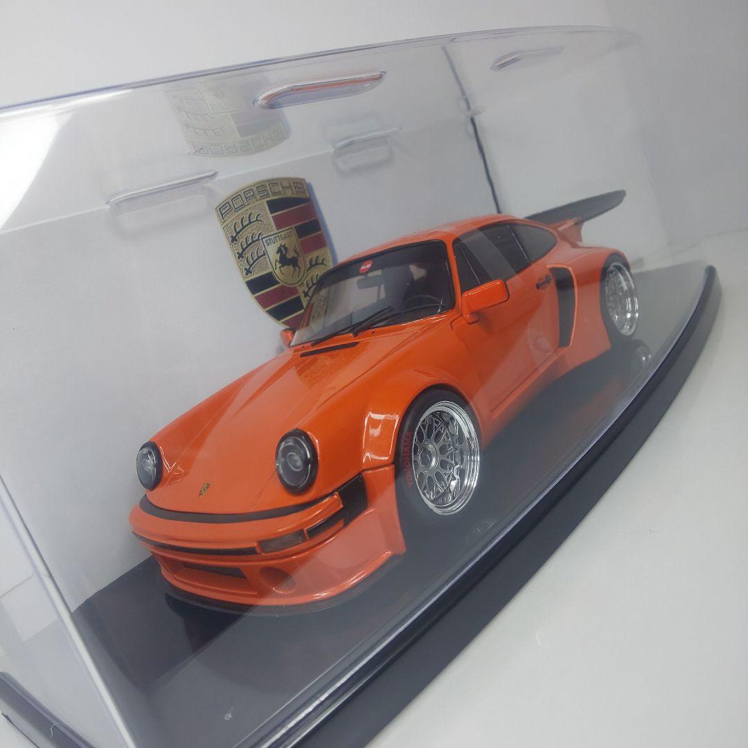 〓1/18スケール〓ポルシェ911ターボ〓ダイキャストモデル〓オレンジ〓新品〓