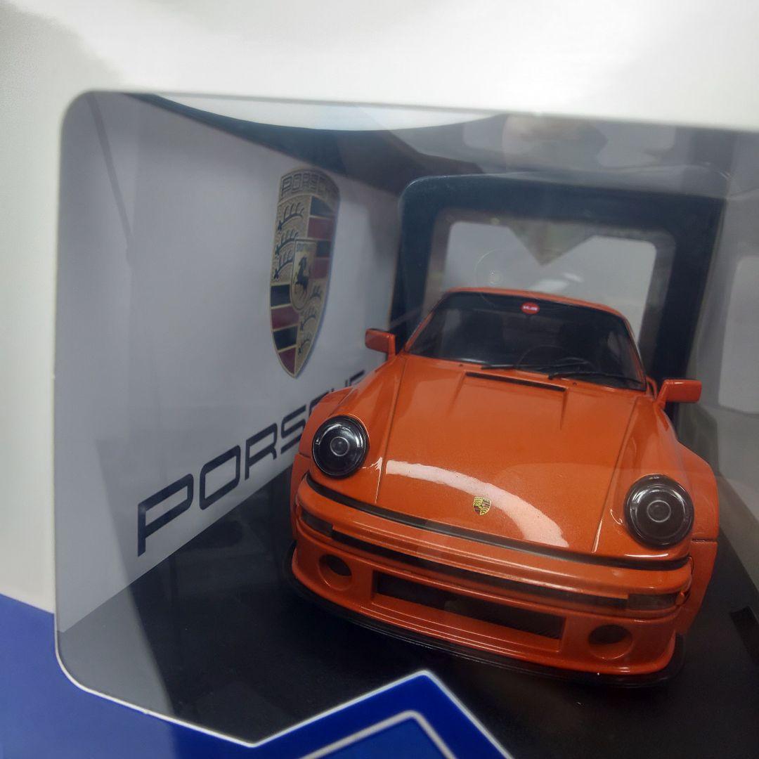 〓1/18スケール〓ポルシェ911ターボ〓ダイキャストモデル〓オレンジ〓新品〓