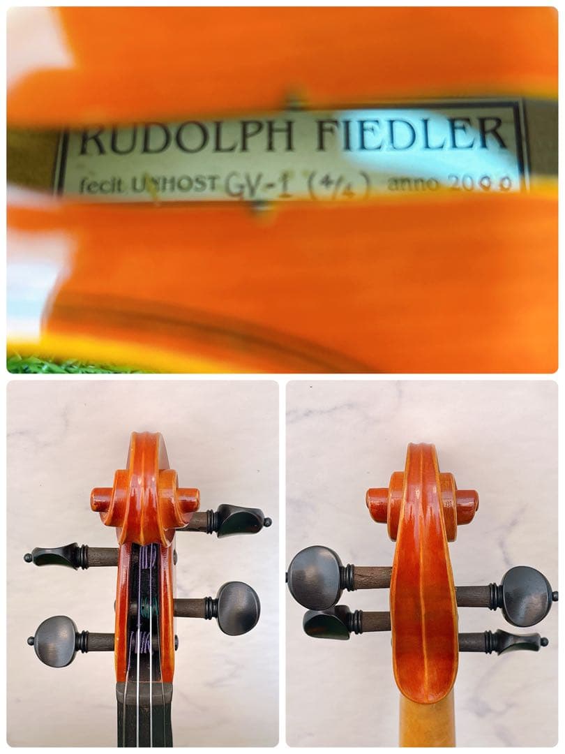 RUDOLPH FIEDLER バイオリン　GV-1 4/4 フルサイズ　弦楽器