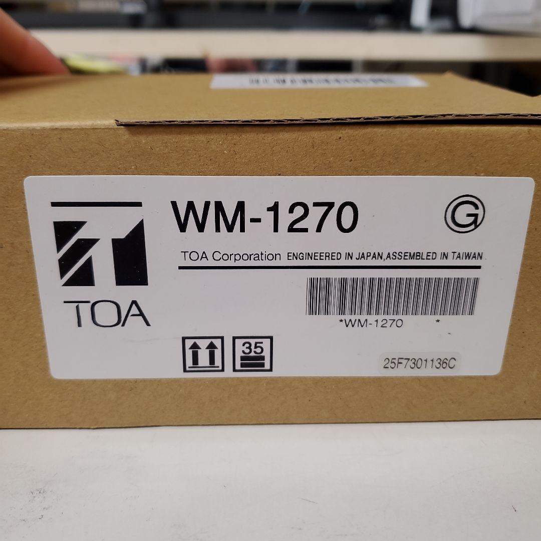 【新品・未使用】TOA WM-1270 ワイヤレスマイク