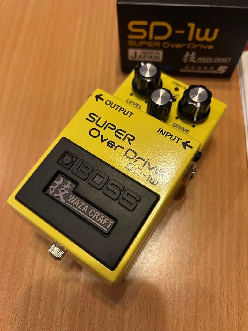 BOSS SD-1w SUPER OverDrive ほぼ未使用です