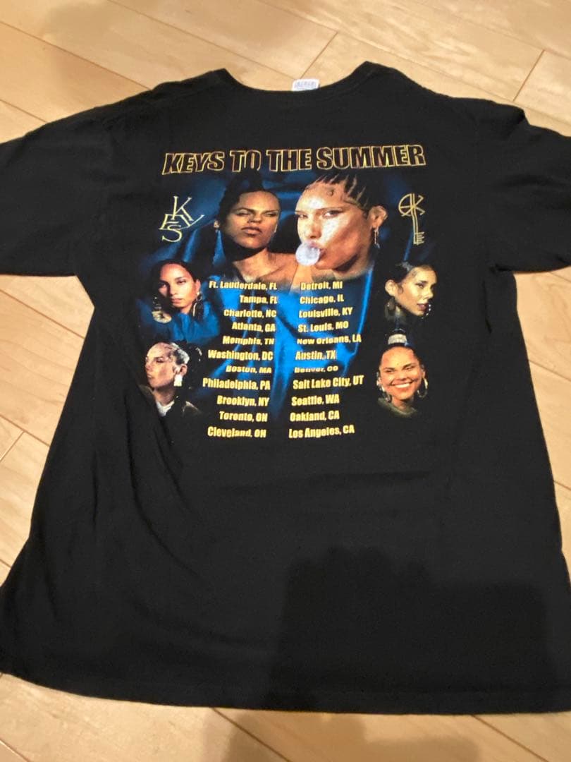 Alicia Keys Keys To The Summer Tour Tシャツ